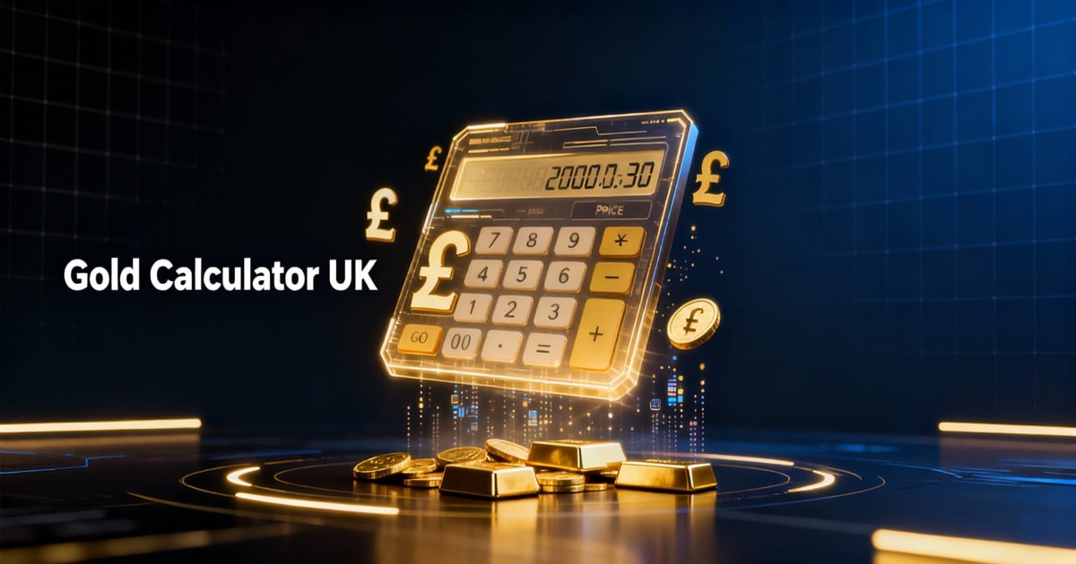 Free Gold Calculator UK | Live Gold Price Calculator Per Gram & Ounce